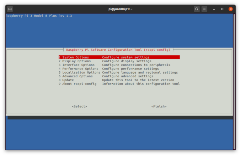 Raspberry Piの設定を行う！（raspi-config）