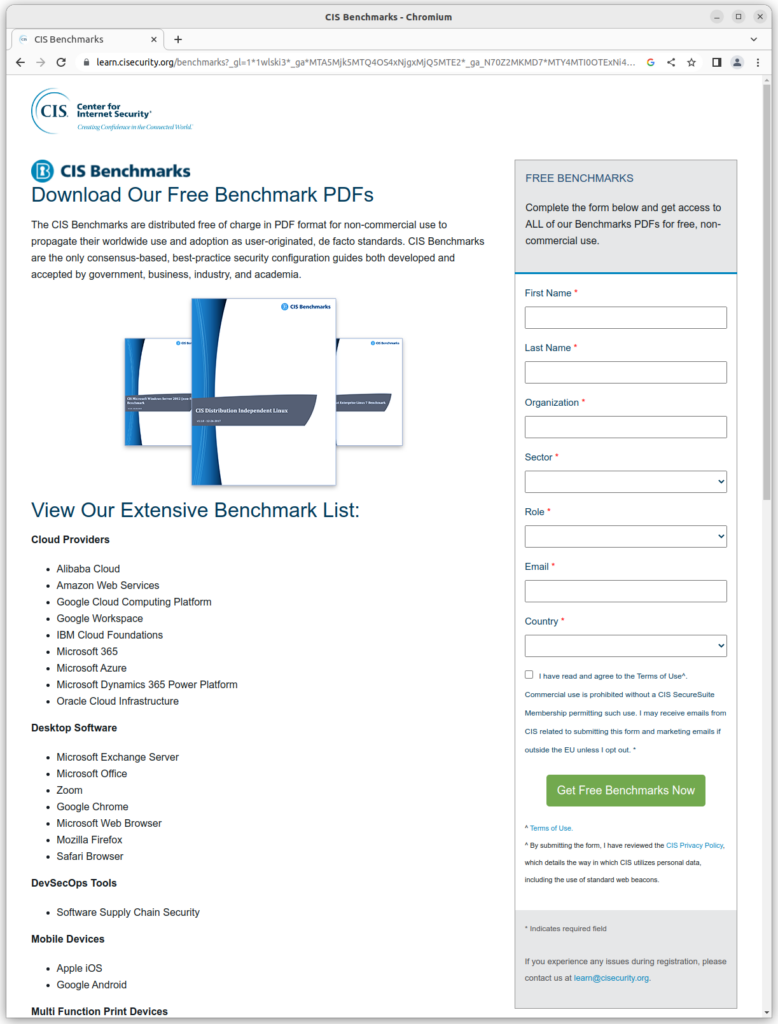 CIS Benchmarksのガイドを入手する！
