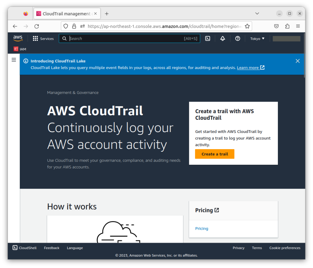 AWS Cloud Trailの設定を行いAWSの操作履歴を確認する！