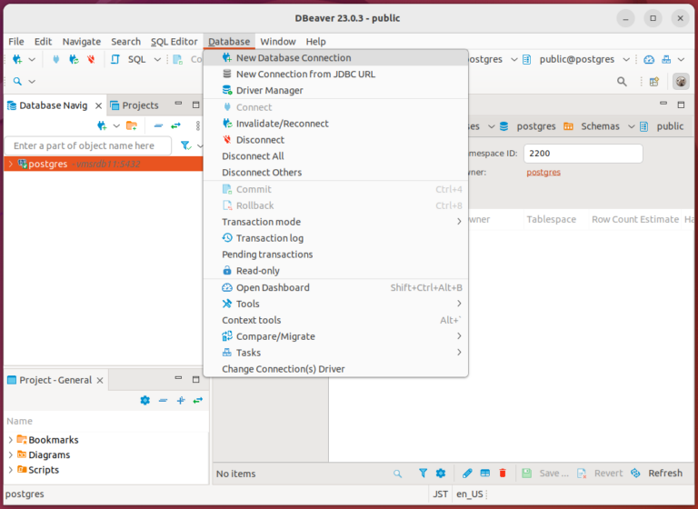 DBeaverを使用してPostgreSQLに接続する！